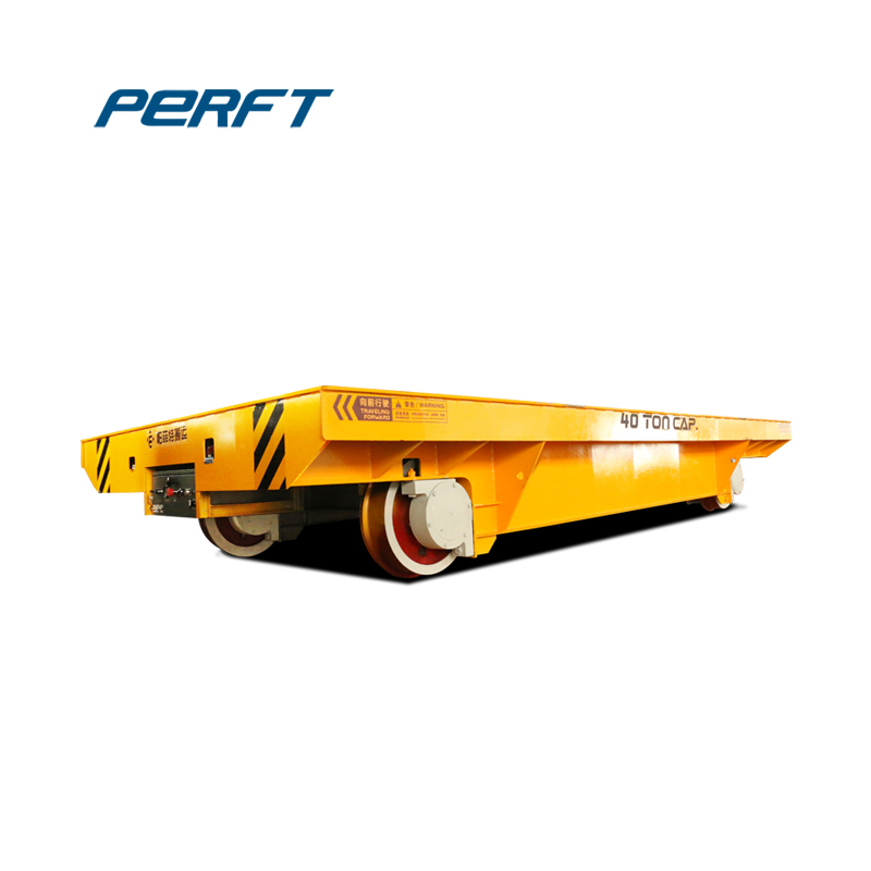 Battery Driven Rail Flat Transport Car--Perfte Transfer Cart