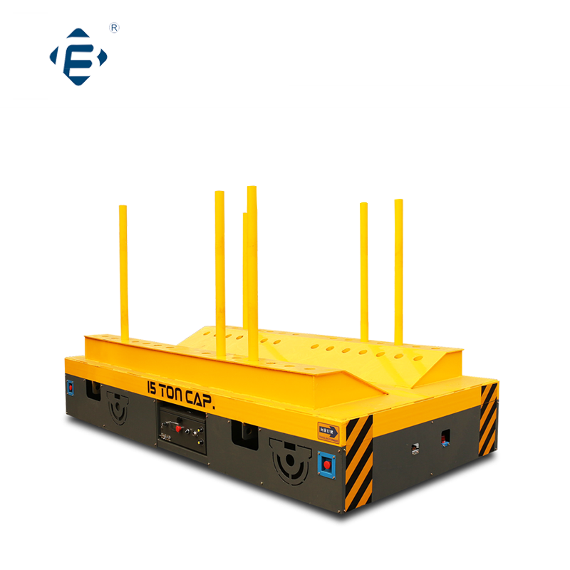 Rail Coil Transfer Carts With V Frame Support--Perfte Transfer Cart